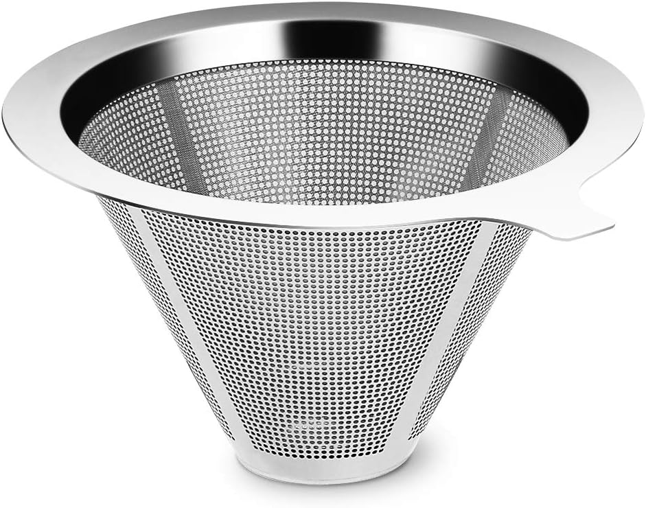 Amazon.com: Stainless Steel Coffee Filter,Reusable Drip Mesh Coffee ...