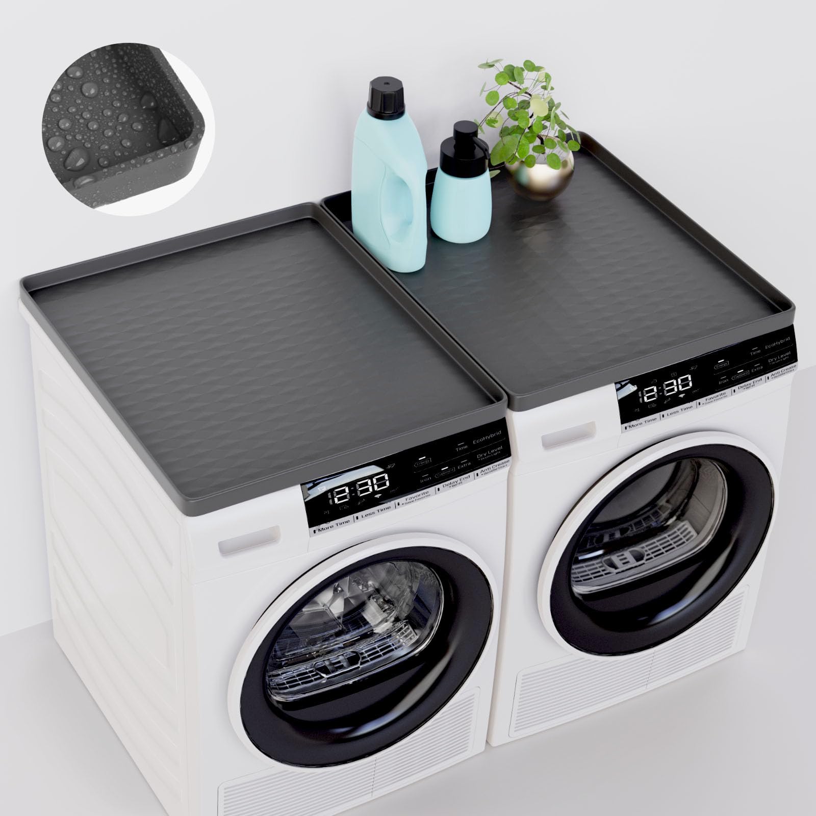 Amazon.com: BeauLab Washer and Dryer Covers for the Top - 25.6" x 23.6 ...