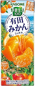 Amazon.co.jp: カゴメ 野菜生活100 有田みかんミックス 195ml×24本 【季節限定品】 : 食品・飲料・お酒