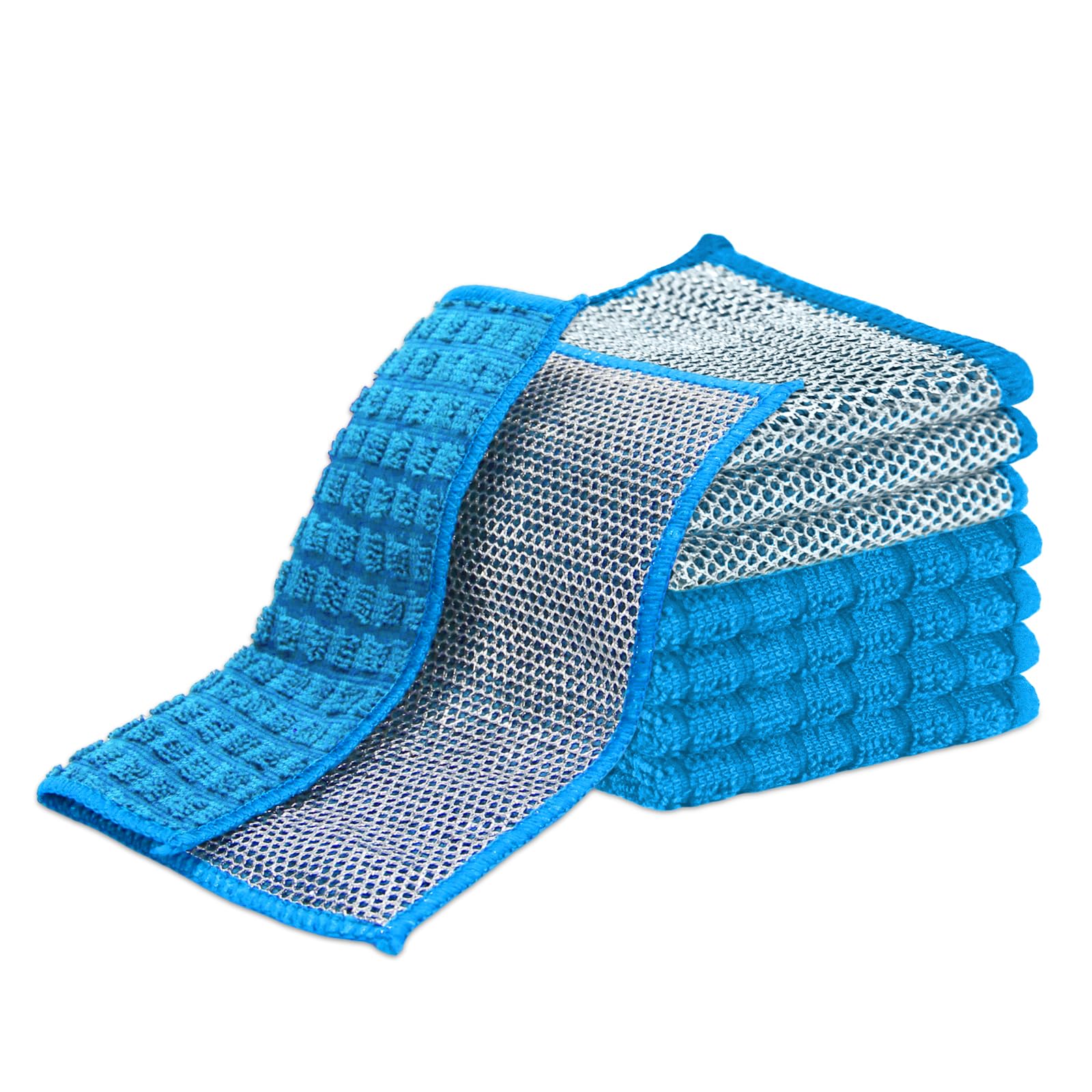 Amazon.com: Sayene Dish Rags for Washing Dishes 8 Pack Multipurpose ...