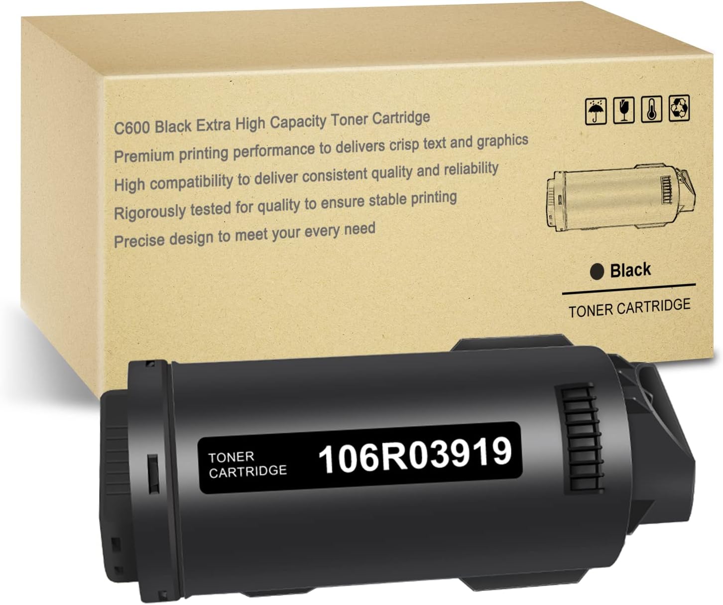 Amazon.com: VersaLink C600 C605 Black Extra High Capacity Toner ...