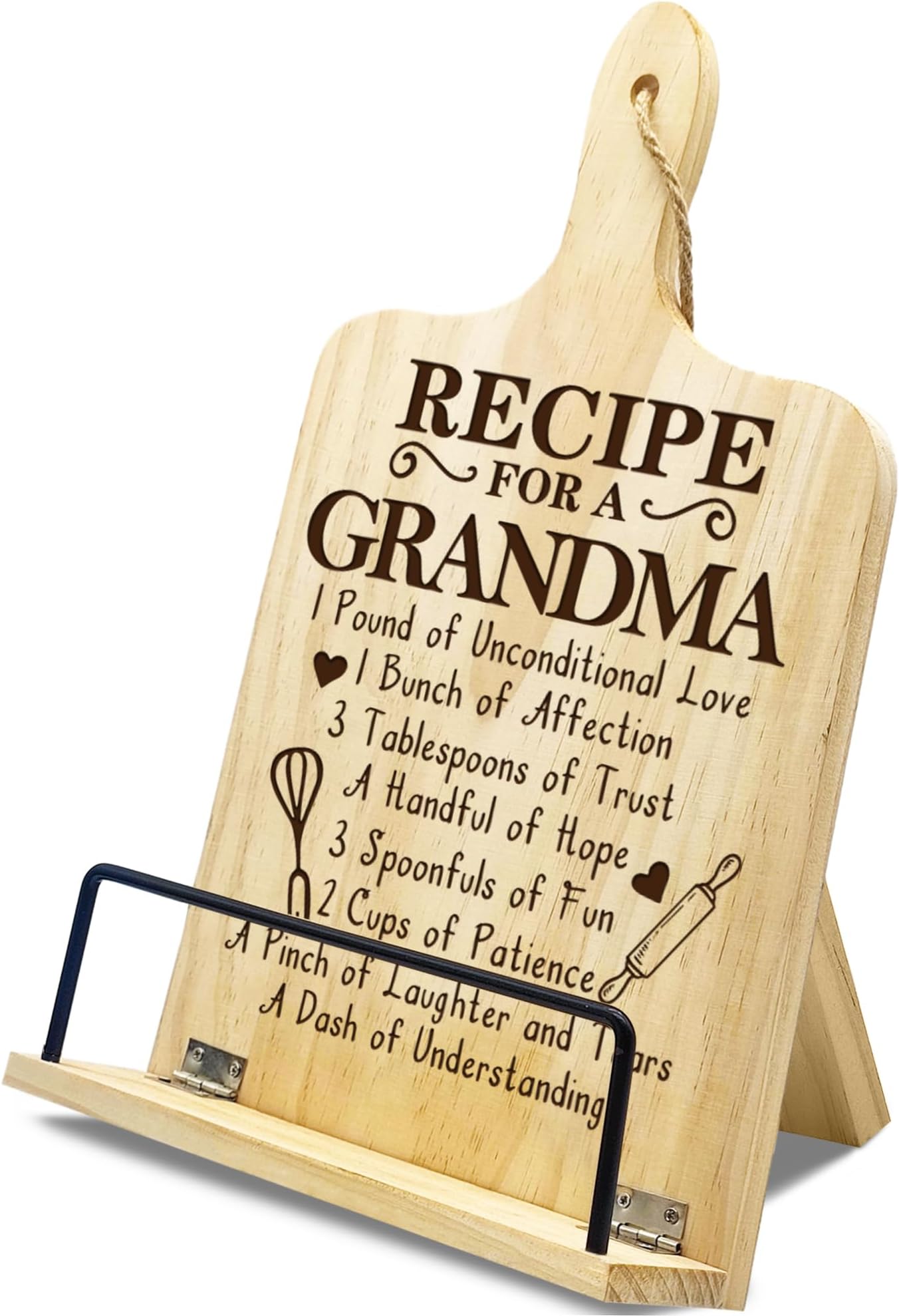 Amazon.com: Grandma Gifts, Grandma Birthday Gifts, Recipe Book Holder ...