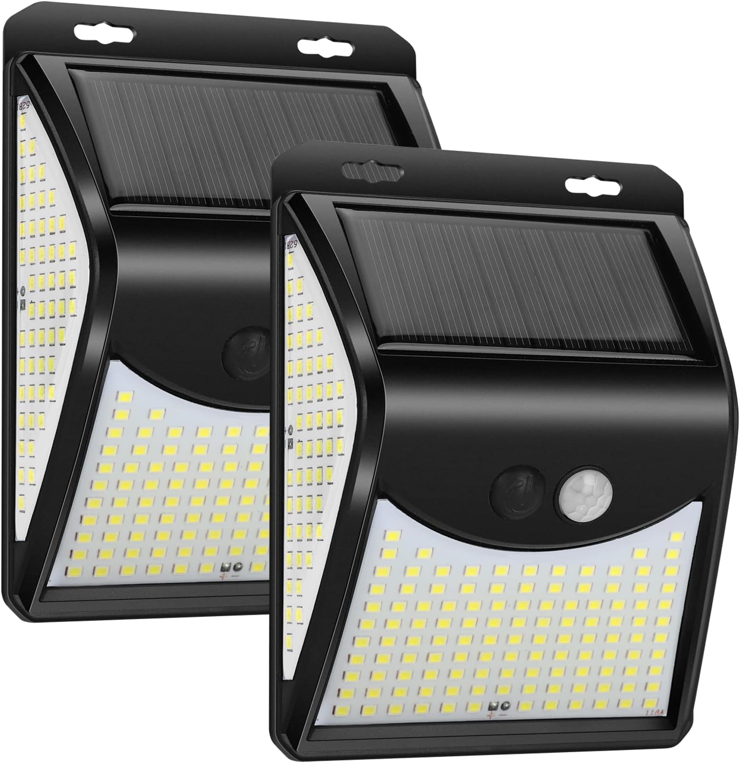 Eilisa 4 Pack Outdoor Solar Lights, Solar Security Lights and 2 Modes ...