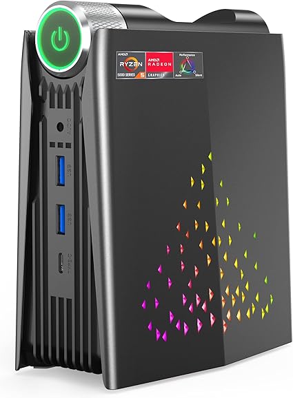 ACEMAGICIAN AMR5 Mini PC, AMD Ryzen 7 5800U (8C/16T, up to 4.4Ghz) 16GB ...