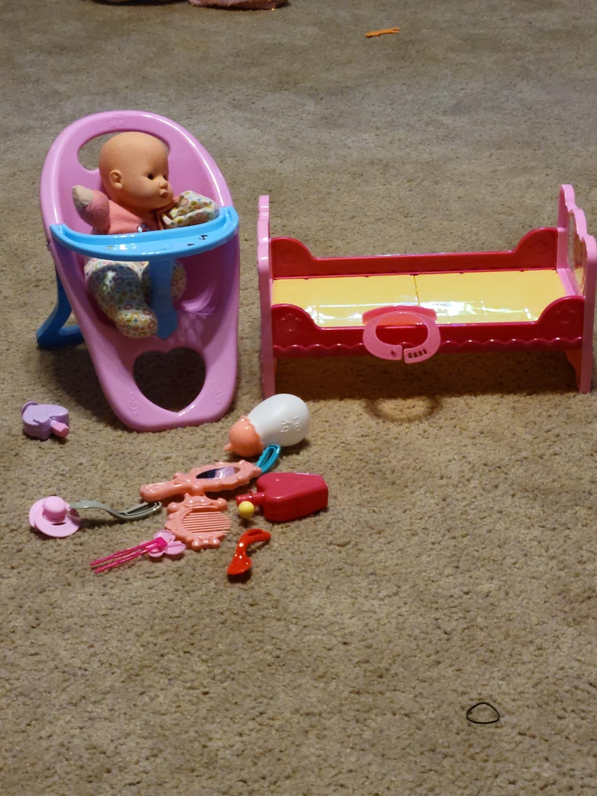 Amazon.com: BABESIDE Baby Doll Play Set - Feeding and Care Set, 18PCS ...