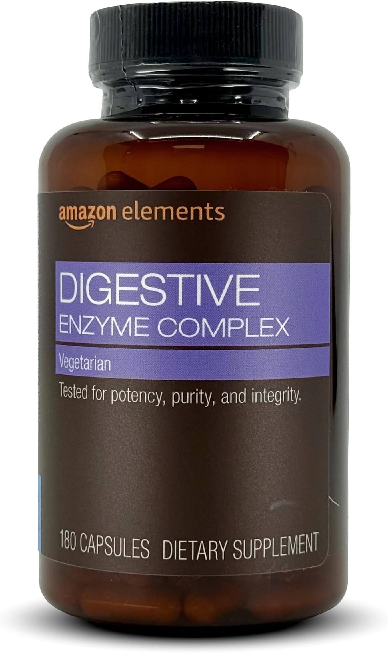 Amazon.com: Amazon Elements Digestive Enzyme Complex Capsule, Supports ...