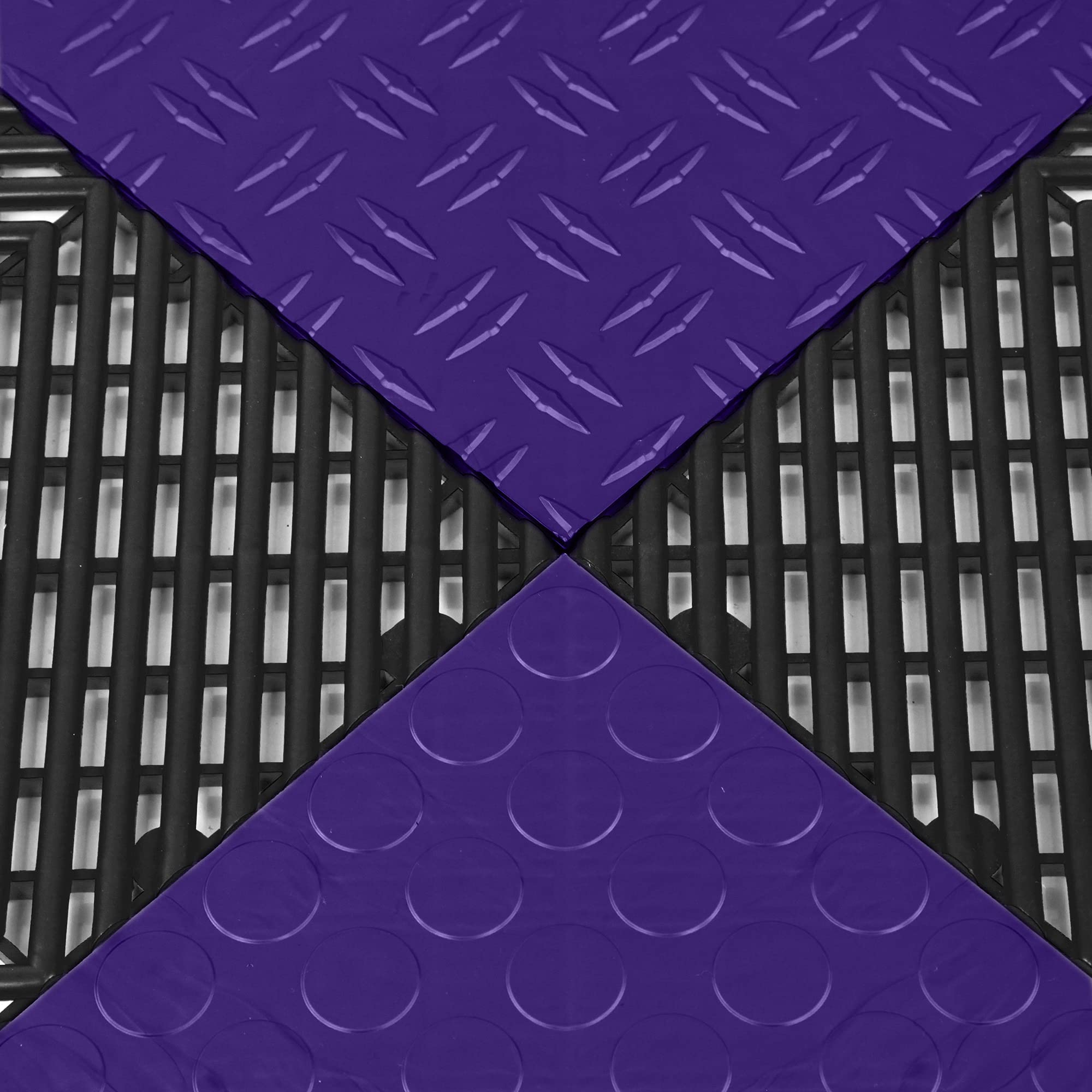 Snapklik.com : IncStores 1/2 Inch Thick Grid-Loc Interlocking Garage ...