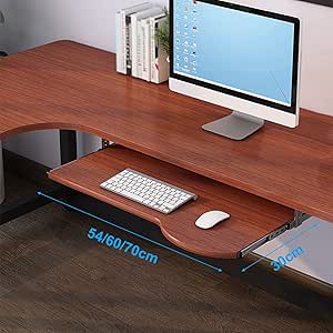 Amazon.co.jp: Desk Extender for Keyboard and Mouse Storage Shelf ...