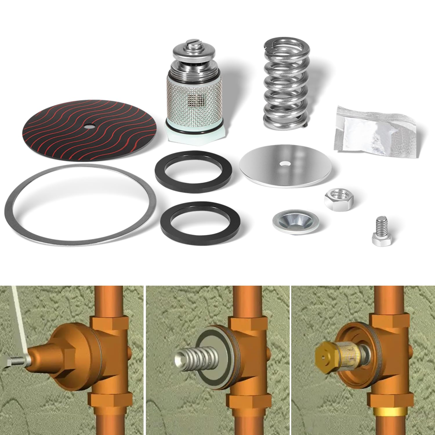 Amazon.com: RK1-70XL 70XL Complete Repair Kit RK1-70XL 1" Pressure ...