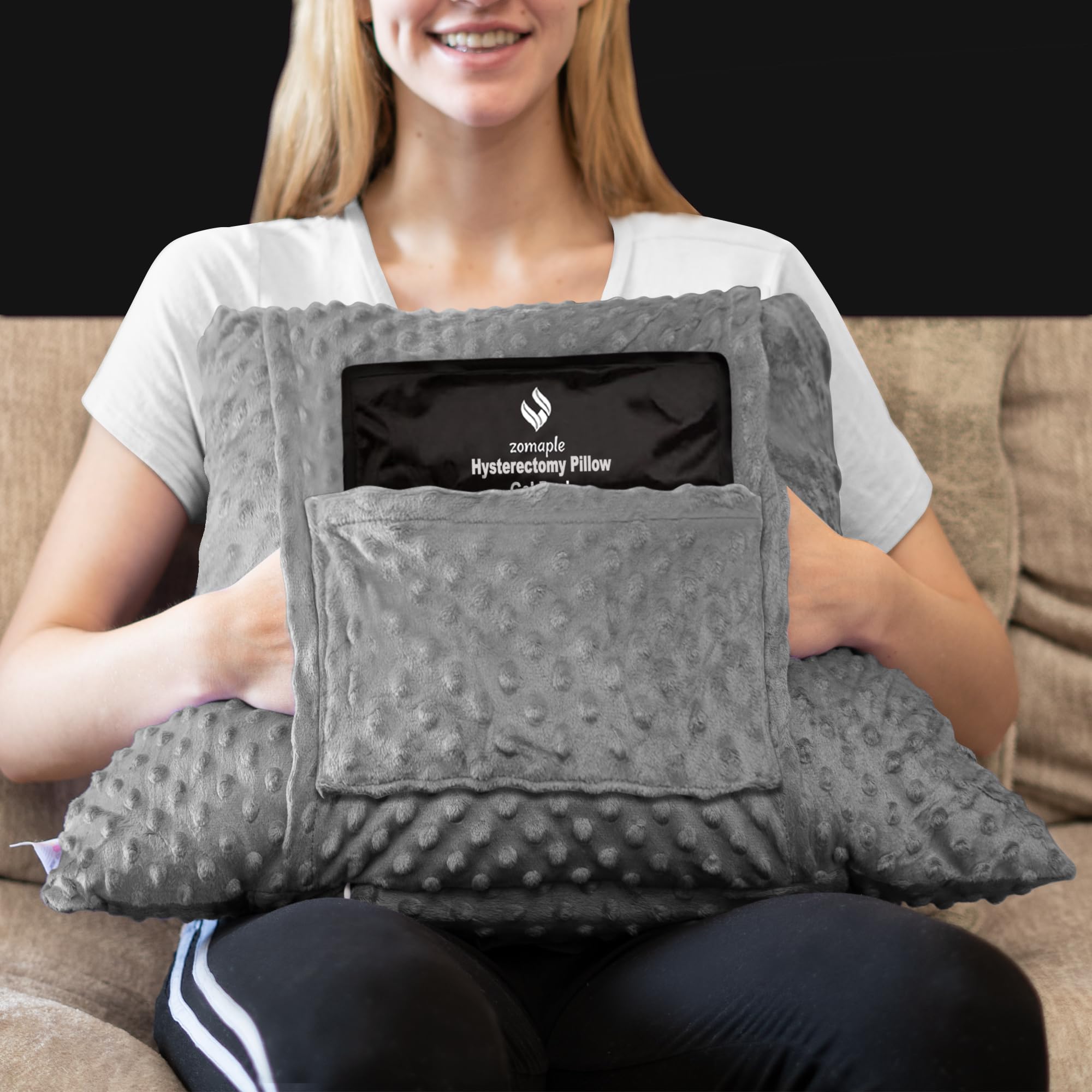 Amazon.com: Zomaple Hysterectomy Pillow- Super Comfy Shock Absorbing ...