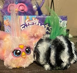 Amazon.com: Furby Furblets Fierce & Fabulous 2 Pack, Greenie-Meanie ...
