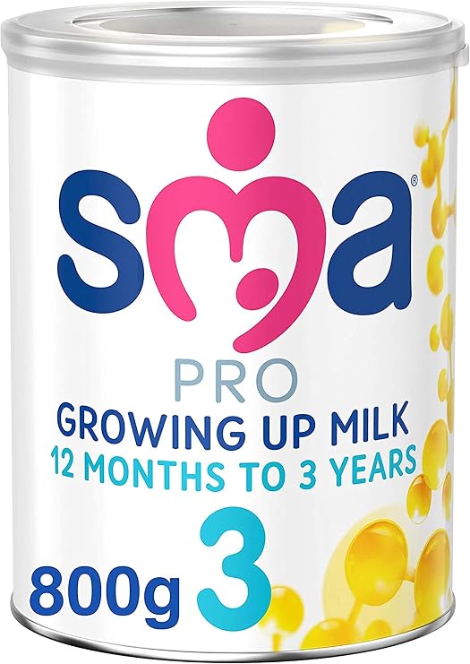 SMA PRO Growing Up Baby Milk Powder Formula - 1-3 Years, 800 g (Pack of ...
