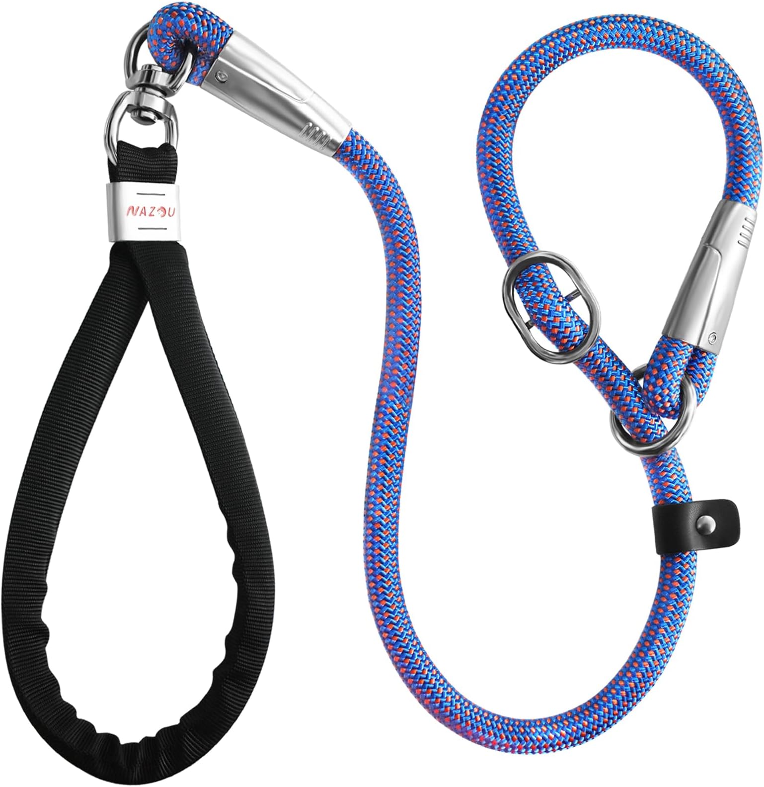 Amazon.com : NAZOU Slip Leash 1/2in Dog Leash Heavy Duty Comfortable ...