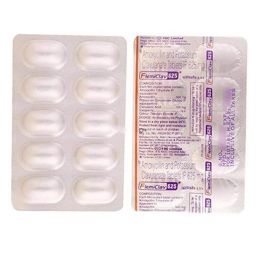 Flemiclav 625 - Strip of 10 Tablets : Amazon.in: Health & Personal Care