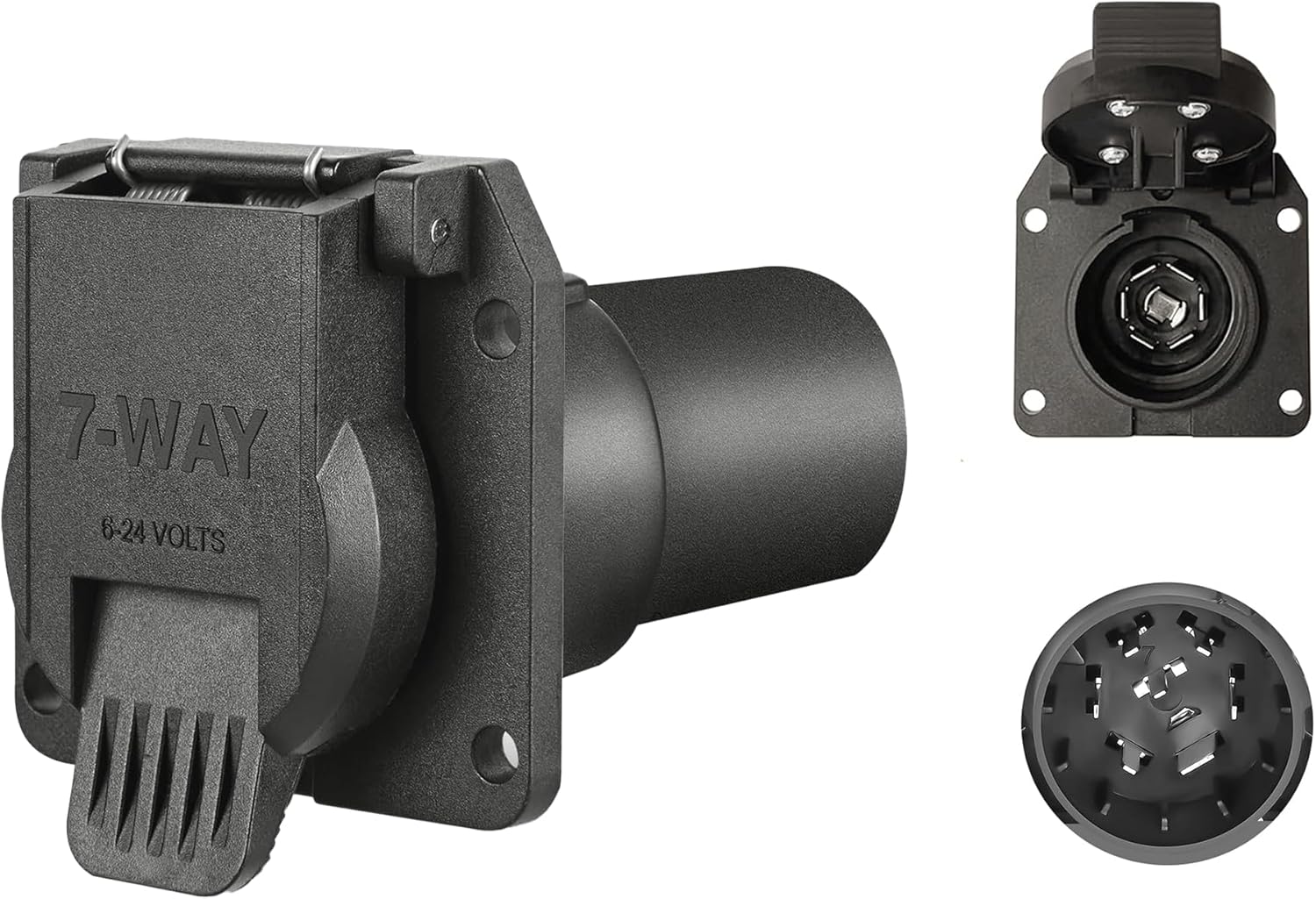 Amazon.com: Generic 7-Way Trailer/RV Blade Socket - OEM Replacement ...