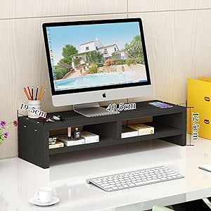 Amazon.com: MBETA New Computer Monitor Elevated Rack Home Multi ...