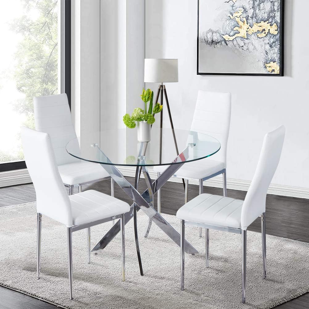 Table De Salle Manger En Verre