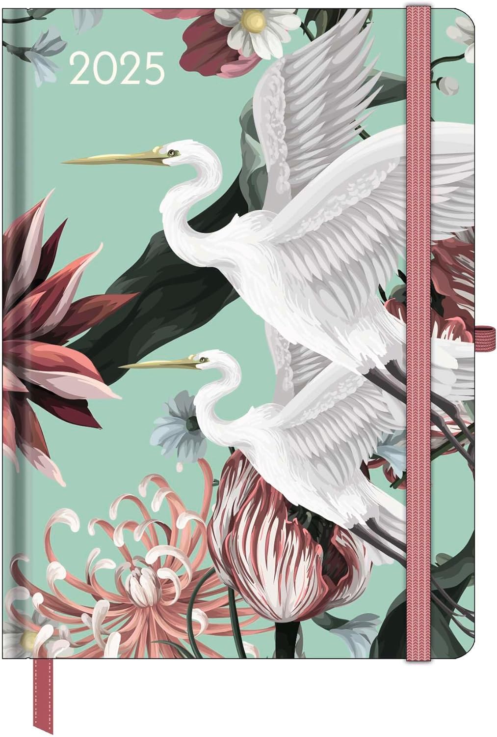 GreenLine Diary Jungle 2025 book calendar, 16 x 22 cm, calendar with ...