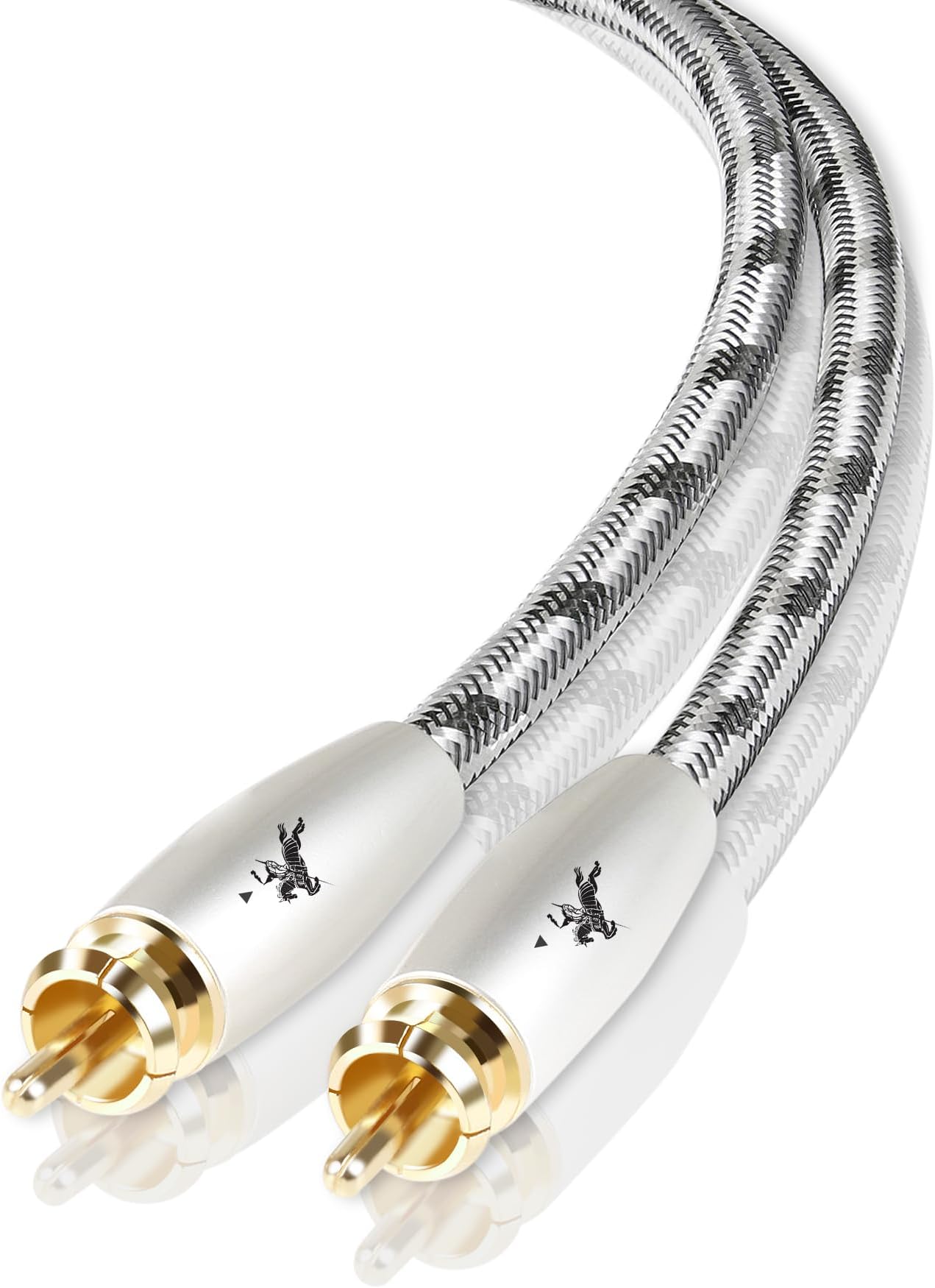 Amazon.co.jp: IMPETO RCA Cable, 2M Stereo Cable, OFC High Purity Oxygen ...