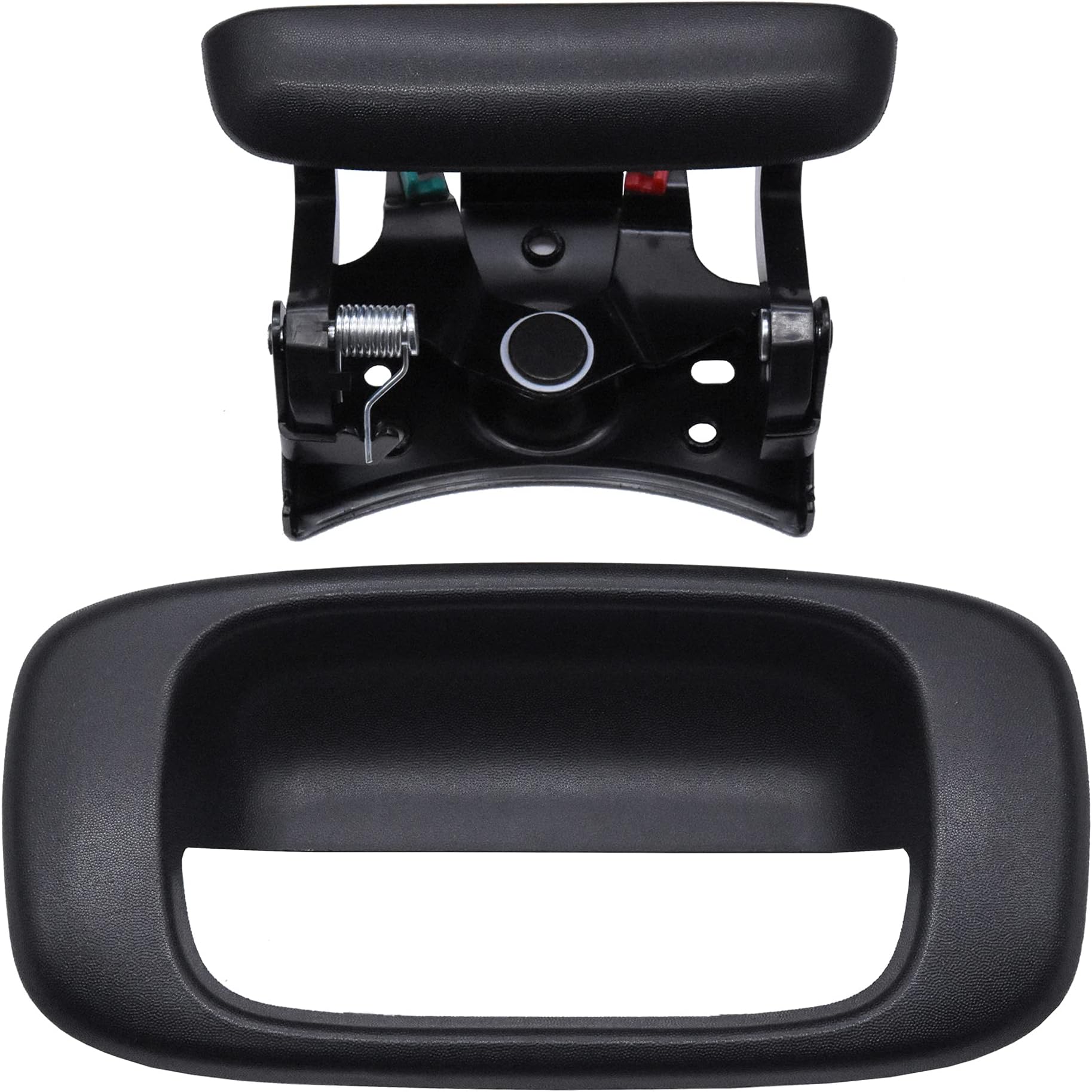 Amazon.com: Tailgate Handle Latch and Bezel Trim with Rod Clips for ...