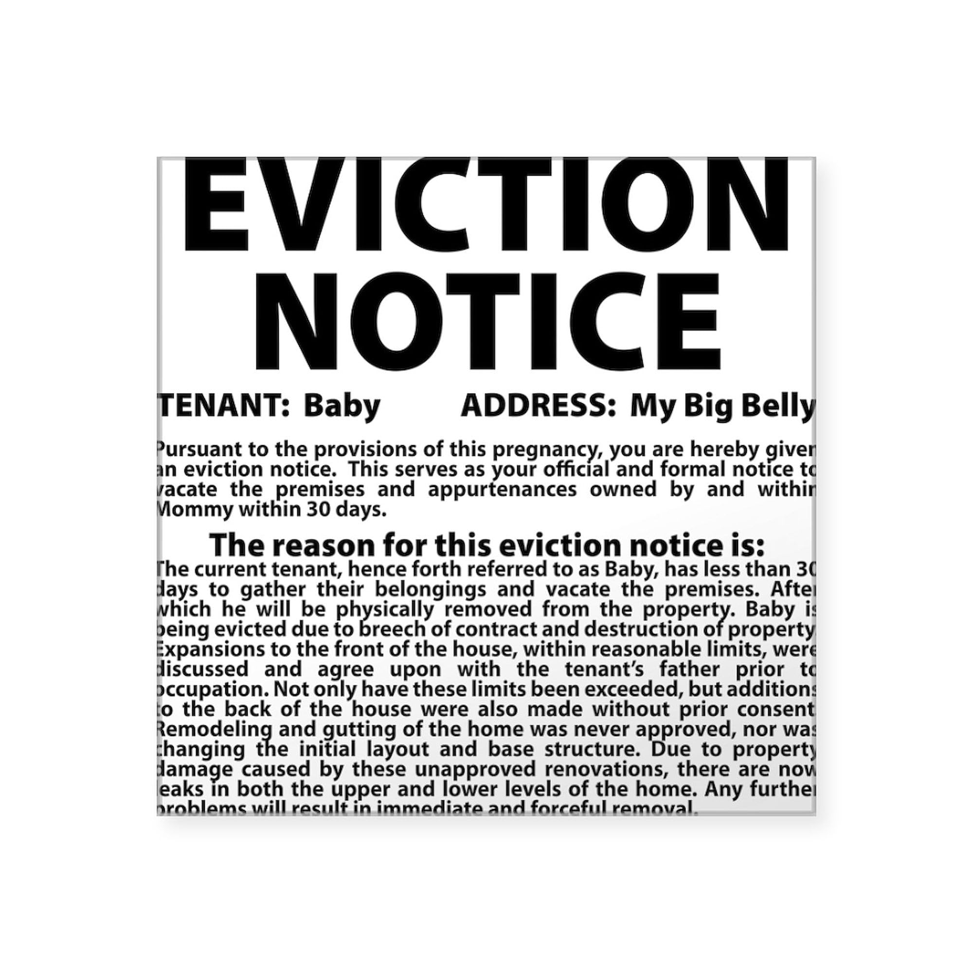 Baby Eviction Memes Pregnancy Announcement