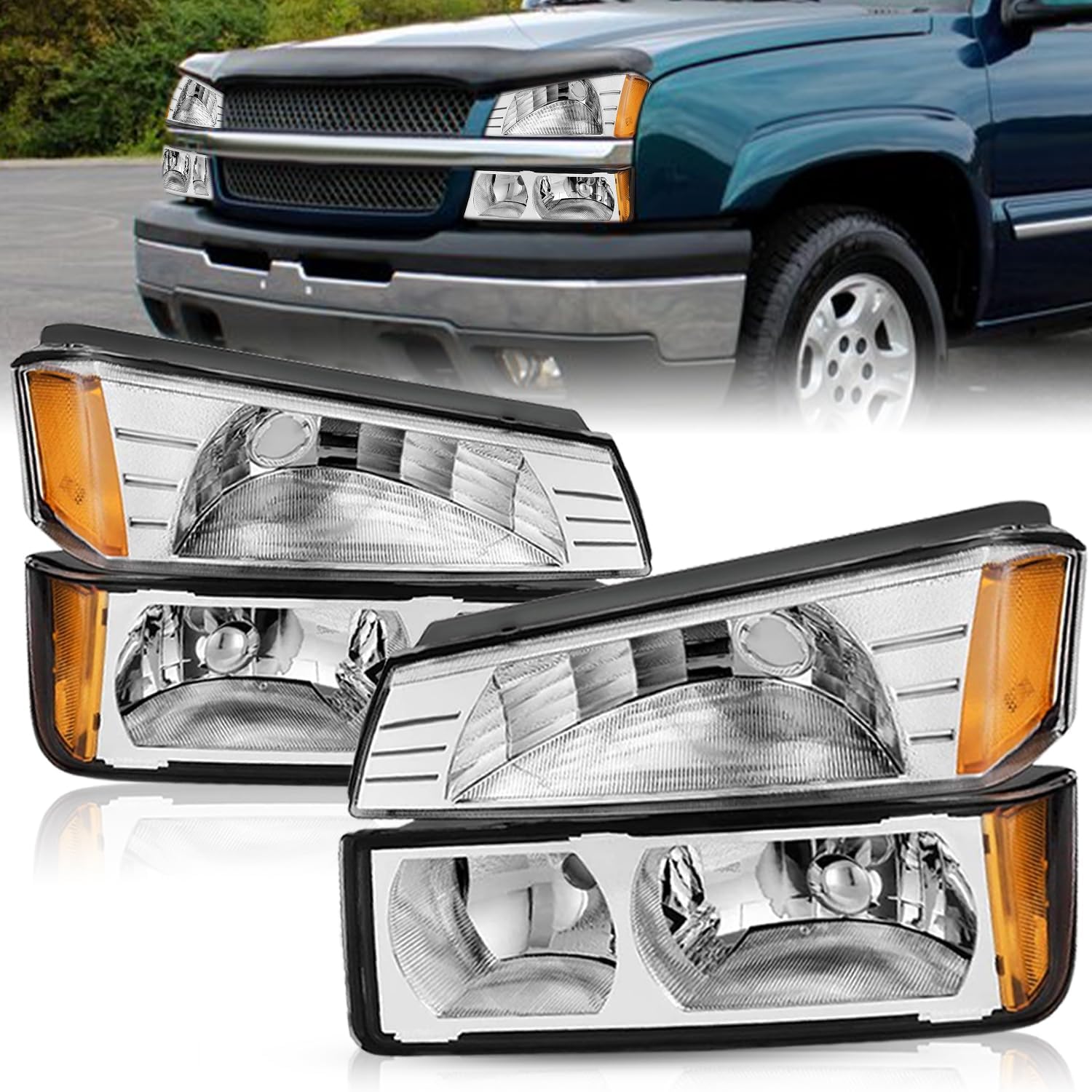 Amazon.com: TUSDAR 4PCS Fits For 2002-2006 Chevy Avalanche with Body ...