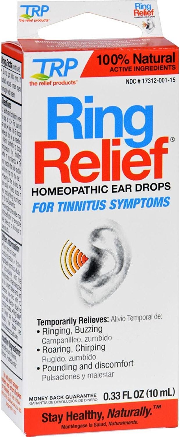Amazon.com: Ring Relief Homeopathic Ear Drops - 0.33 OZ, Pack of 3 ...