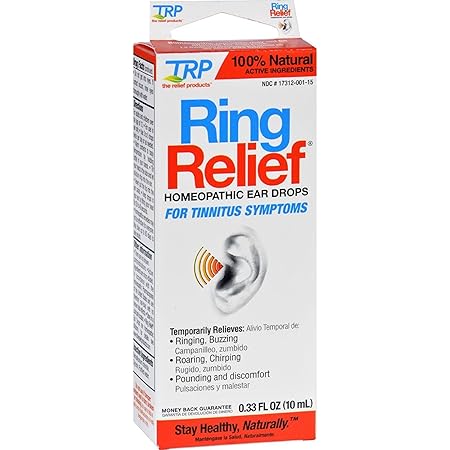 Amazon.com: Ring Relief Homeopathic Ear Drops - 0.33 OZ, Pack of 3 ...