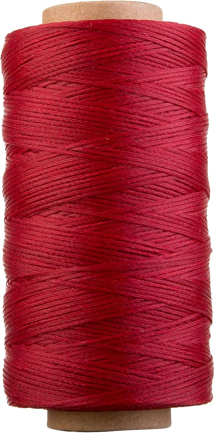 Amazon.com: LAIAFTS Flat Waxed Thread for Leather Sewing Thread ...