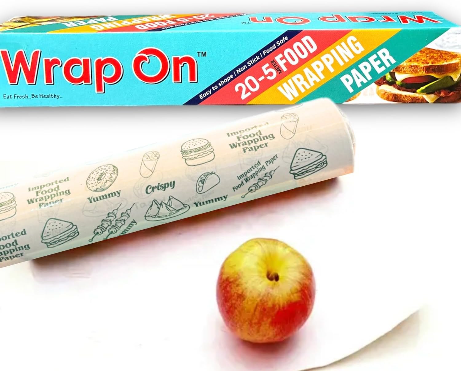 Radiant 25 Meters Food Wrapping Paper, Re-heatable Non Stick Paper ...