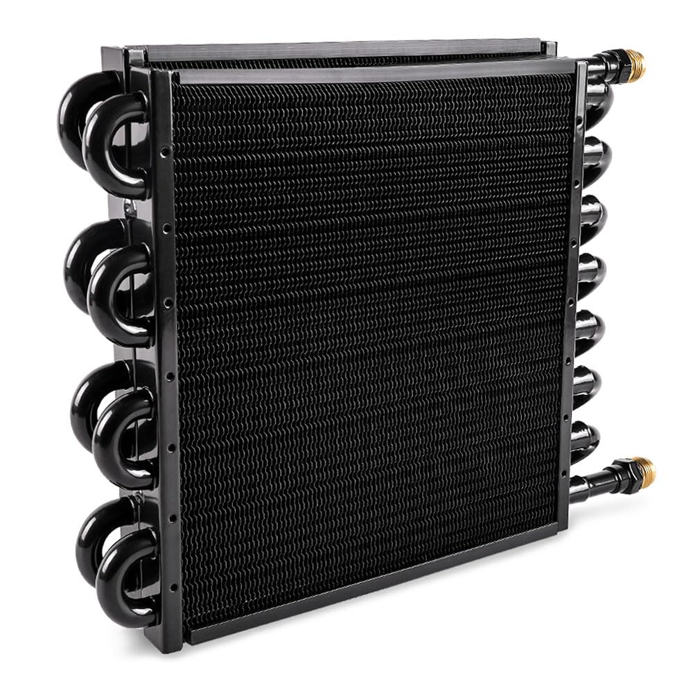 Snapklik.com : BARTOO 1/2" Transmission Cooler, Aluminium Alloy 16 Pass ...