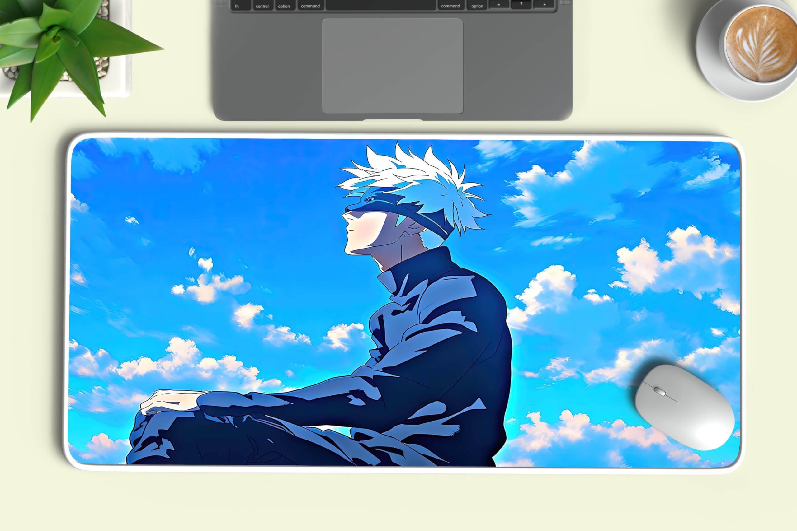 TURTLEWINGS Immerse in Jujutsu Kaisen: Satoru Gojo Large Mouse Pad ...