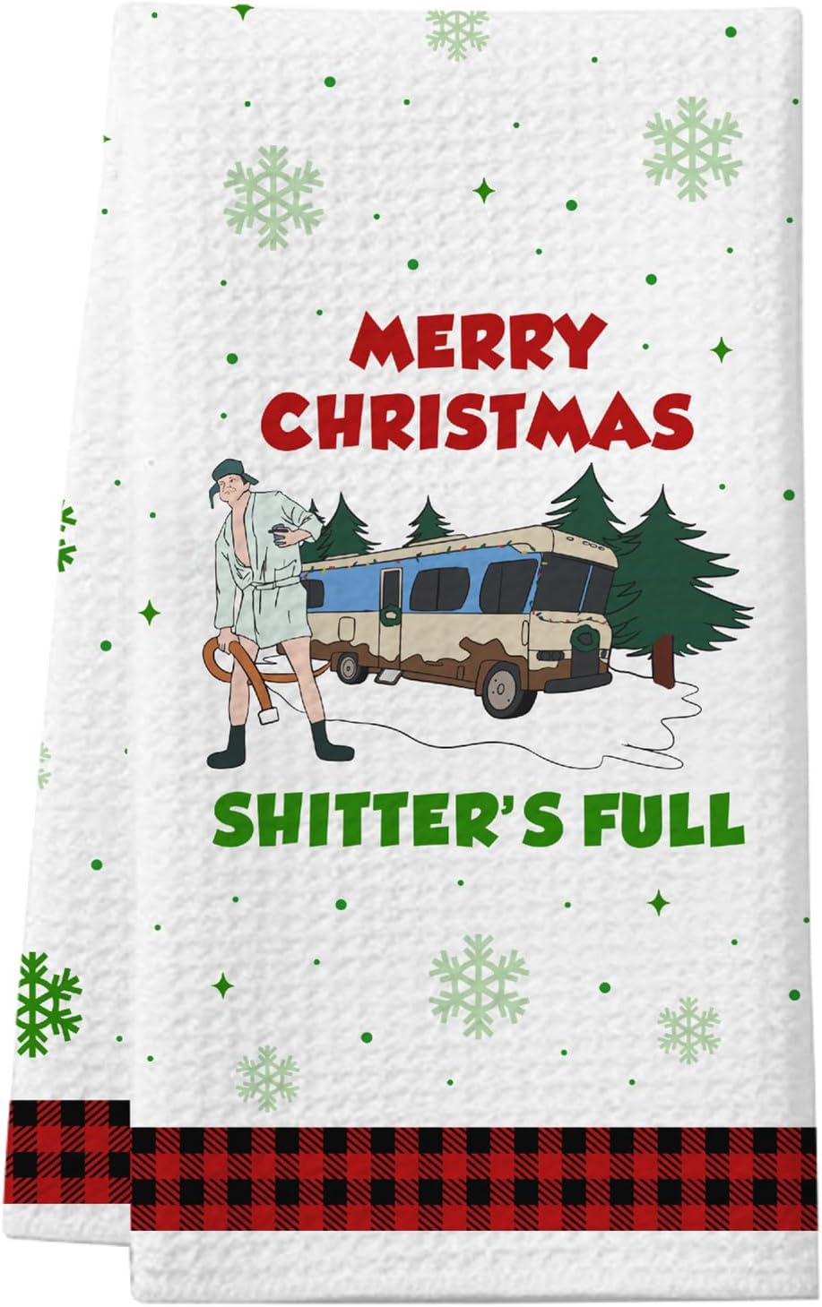 Amazon.com: Preboun 12 Pcs Large Christmas Bathroom Hand Towels 16 x 24 ...