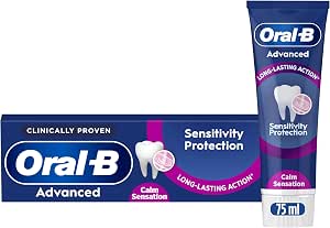 Oral-B Advanced Sensitivity Protection Toothpaste 75ml : Amazon.co.uk ...