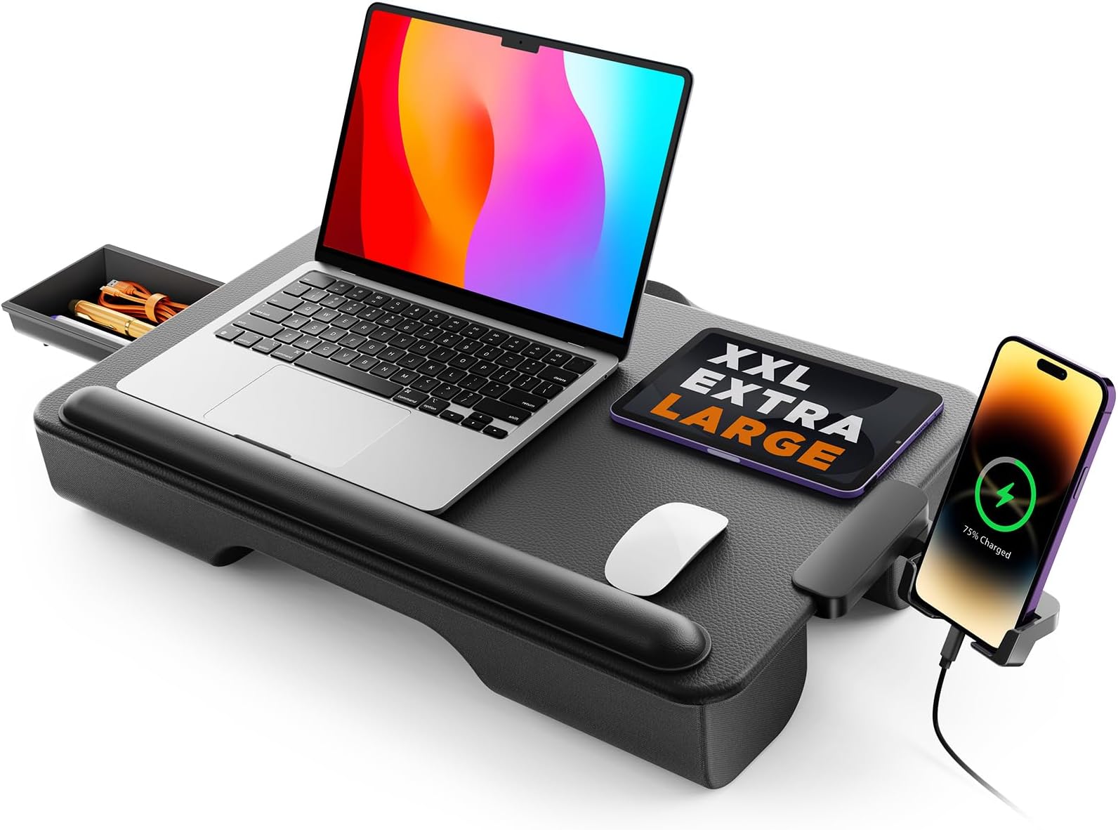 Supamir Lapdesks, Adjustable Lap Tray with Integrated Mouse Pad, Lap ...