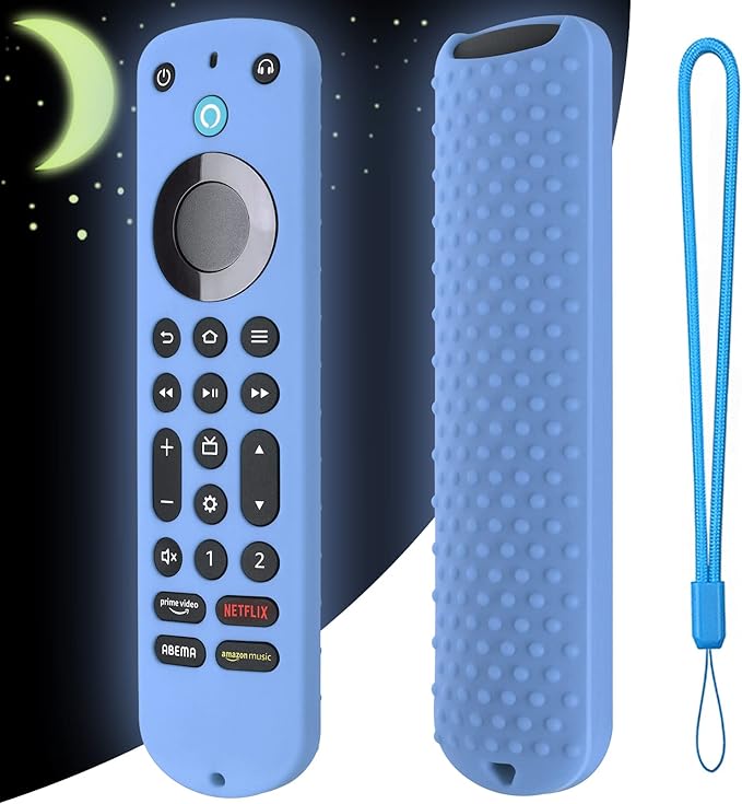 Amazon.com: Silicone Cover for Voice Remote Pro 2022, Silicone Case ...