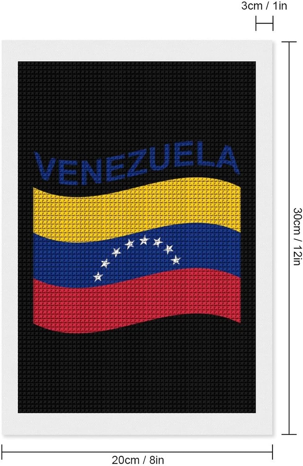 Flag of Venezuela Square Full Drill Diamond Wall Art Kits for Adults ...