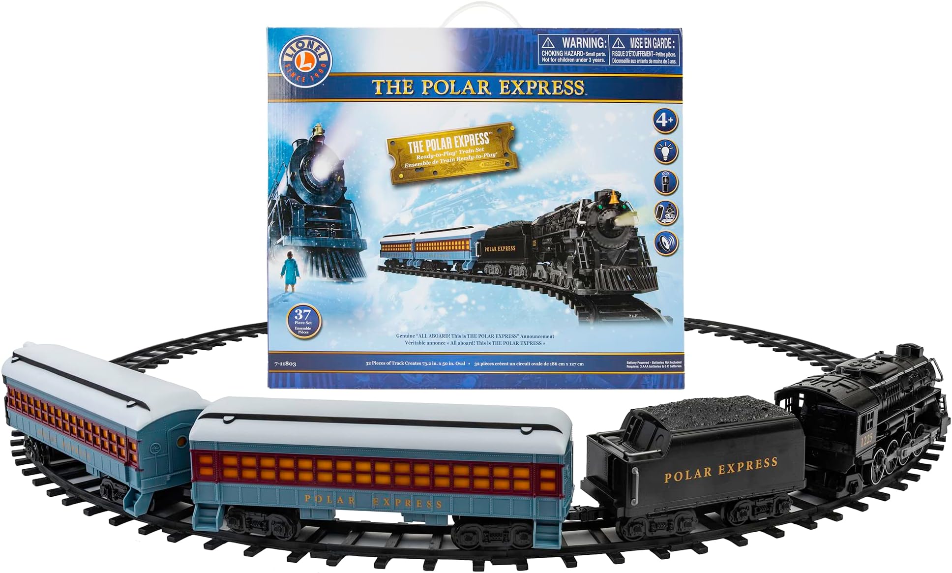 Buy lionel polar express ready to play train set-Black Online at Low ...