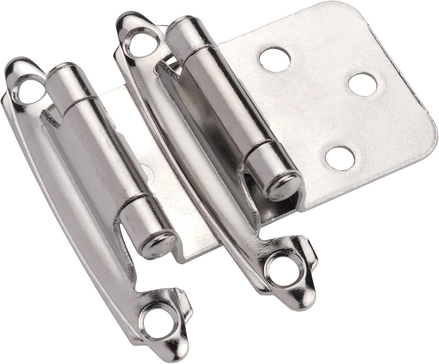 DecoBasics Polished Chrome Cabinet Hinges for Kitchen Cabinets (25 Pair ...