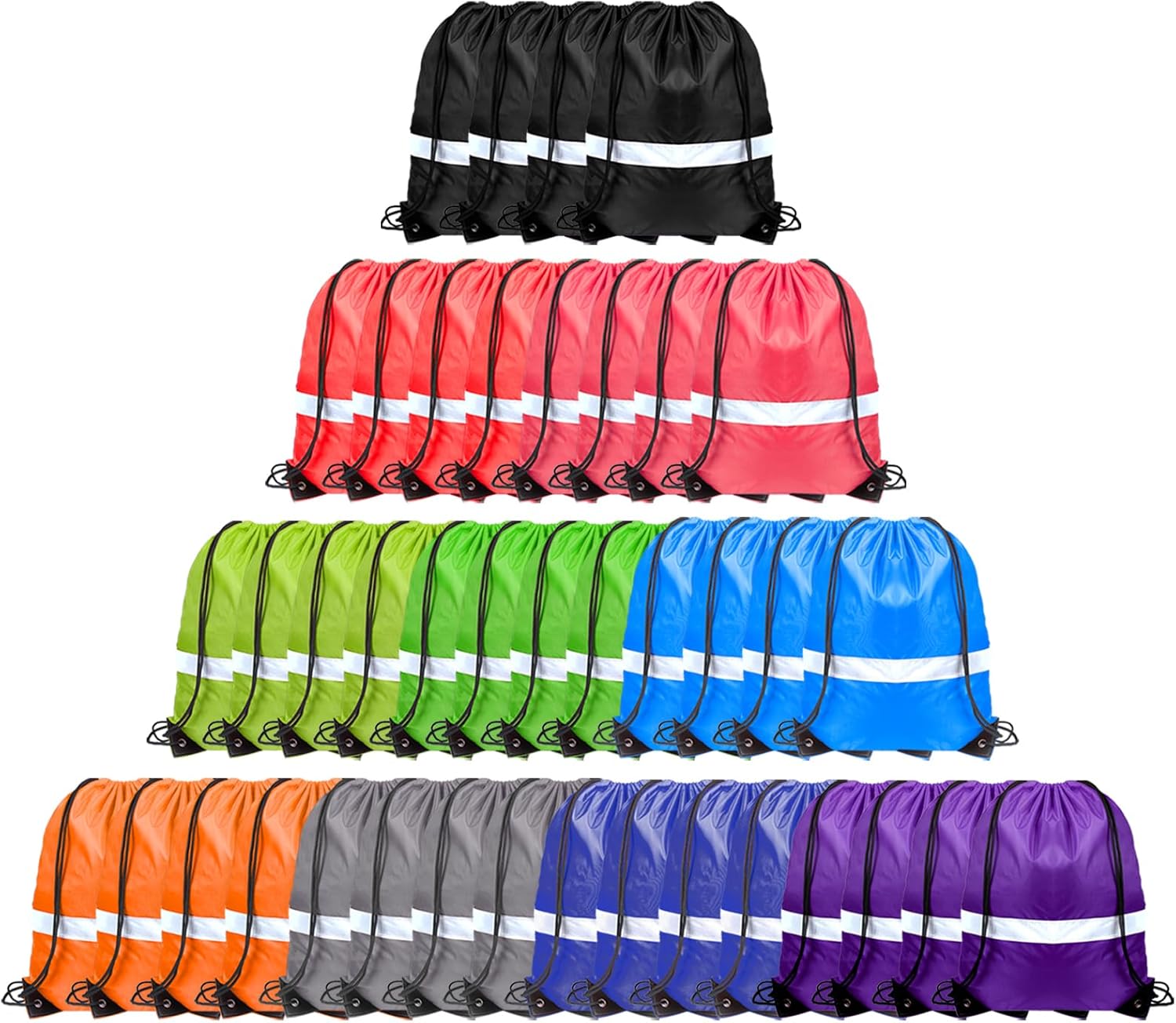 Amazon Goodtou Backpack 10 Colors 40 Pcs Drawstring