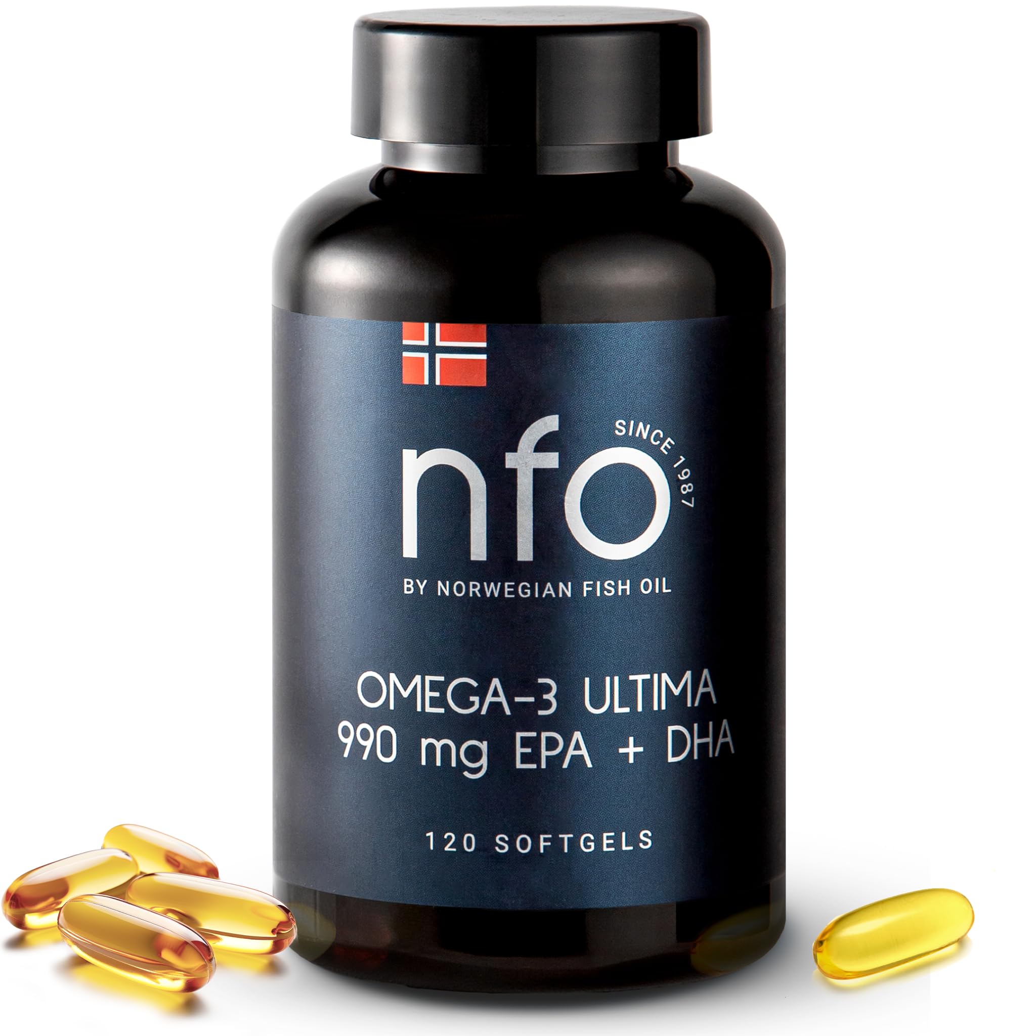 NFO Omega-3 Ultima - Maximum Concentration Fish Oil | Professional Grade | Superior TOTOX