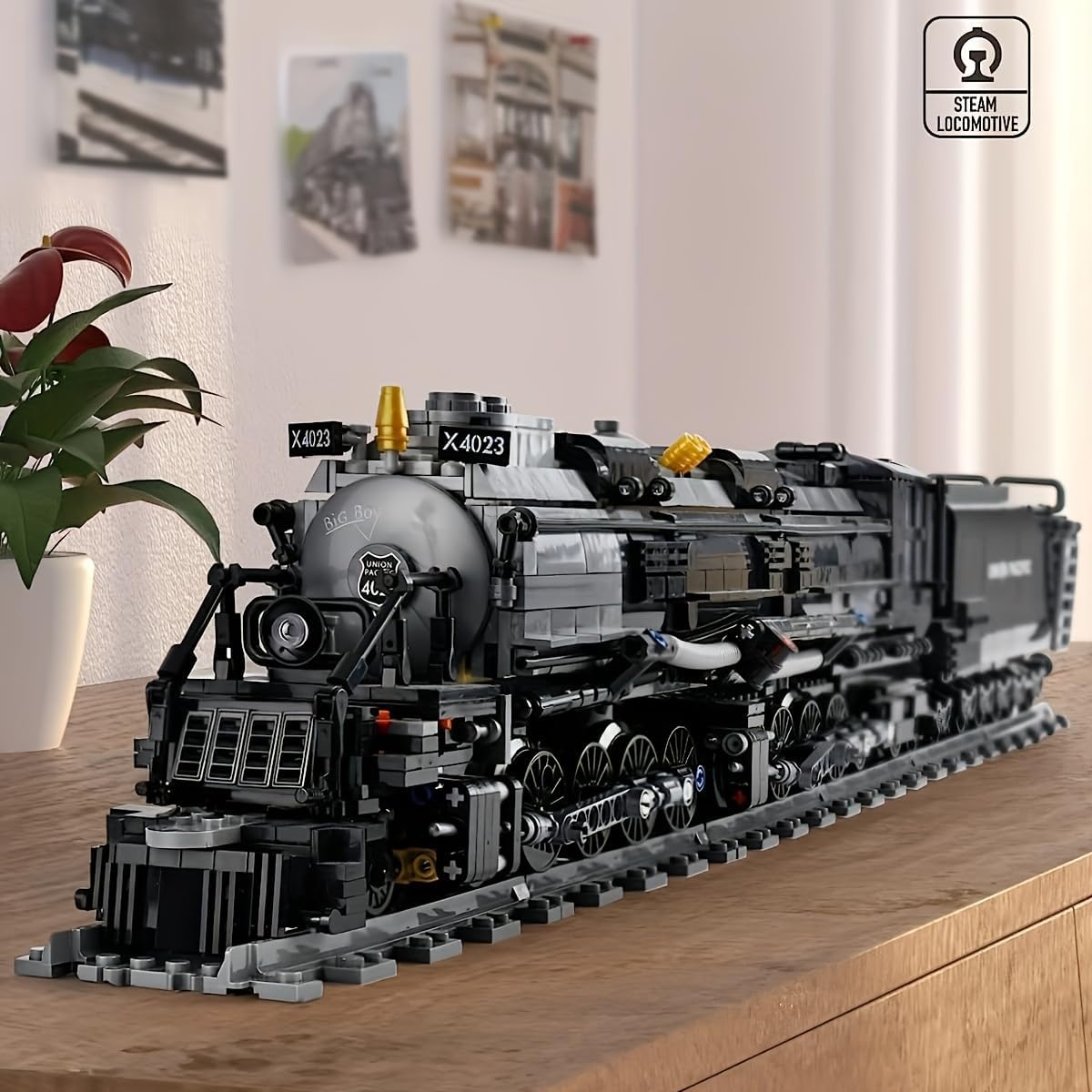 Amazon.com: Badboy Steam Train Building Kit, Collectible Steam ...