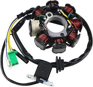 Amazon.com: MFC·passion Magneto Stator DC Ignition Coil 8 Pole 5-wire ...