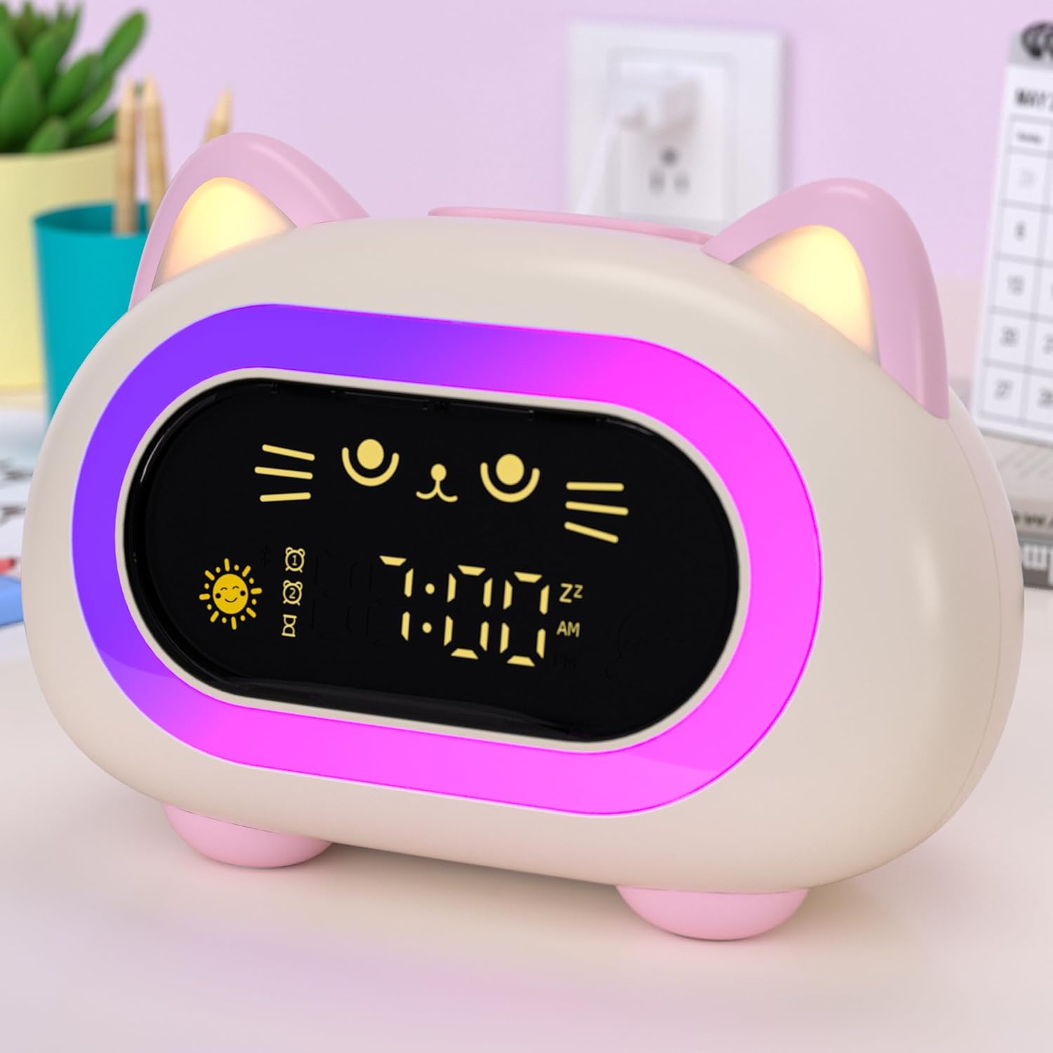 Amazon.com: winshine Kids Alarm Clock, Ok to Wake Clock for Kids ...