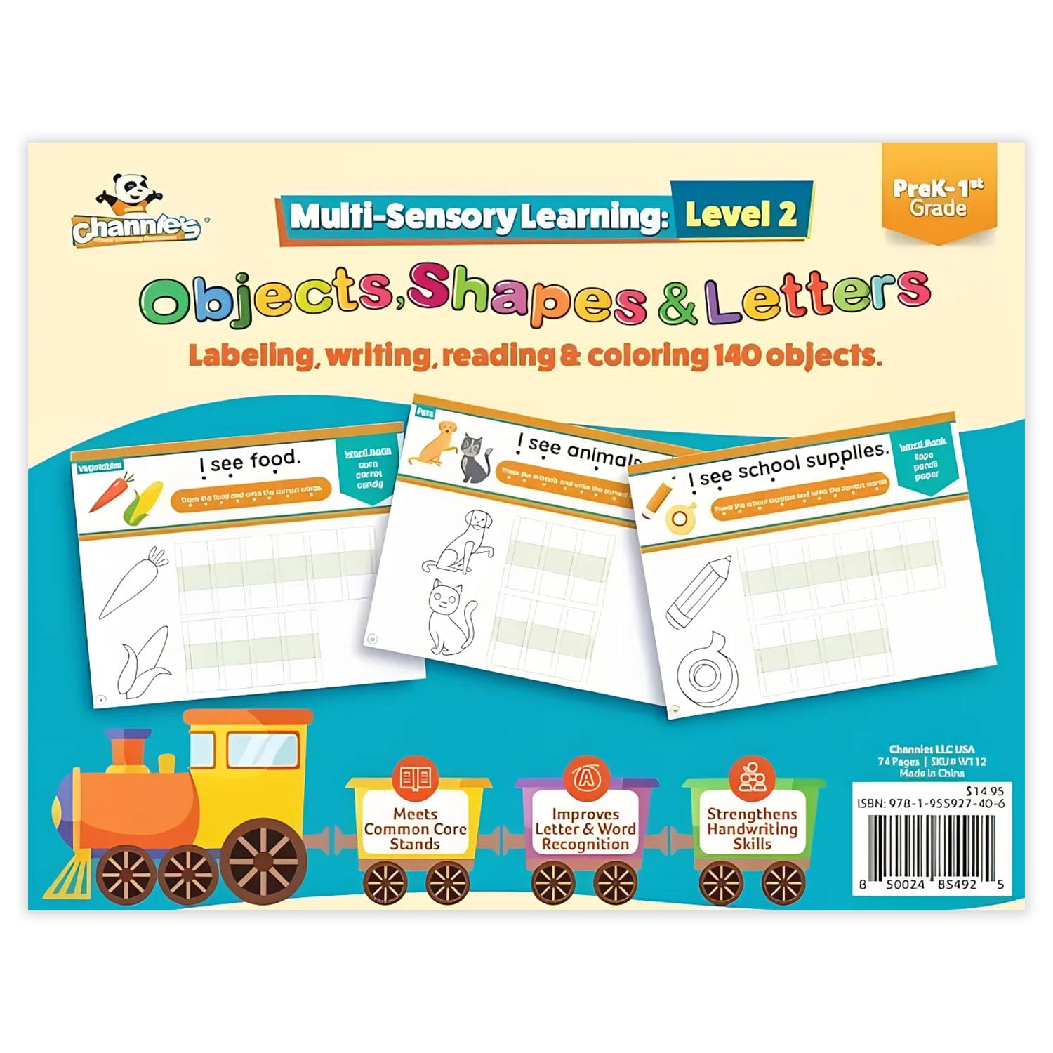 Snapklik.com : Channies Multi-Sensory Learning- Level 2: Labeling