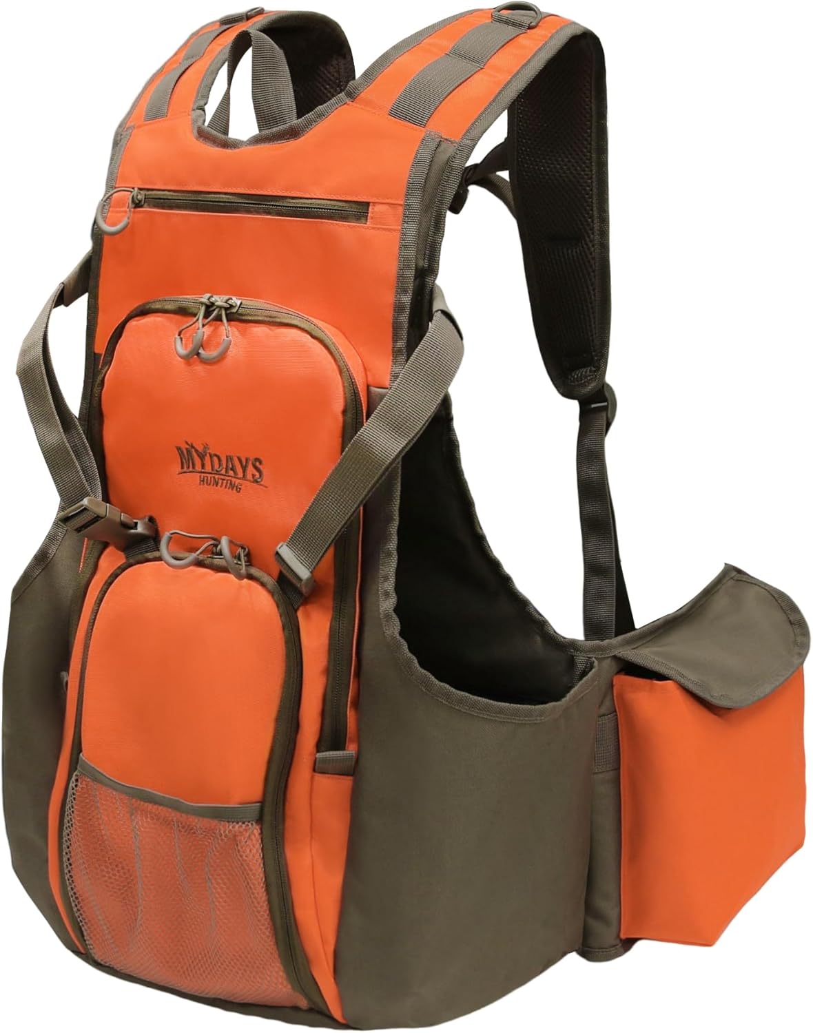 MYDAYS Upland Bird Vest Backpack, Hunting Tactical Vest with Game Pouch ...