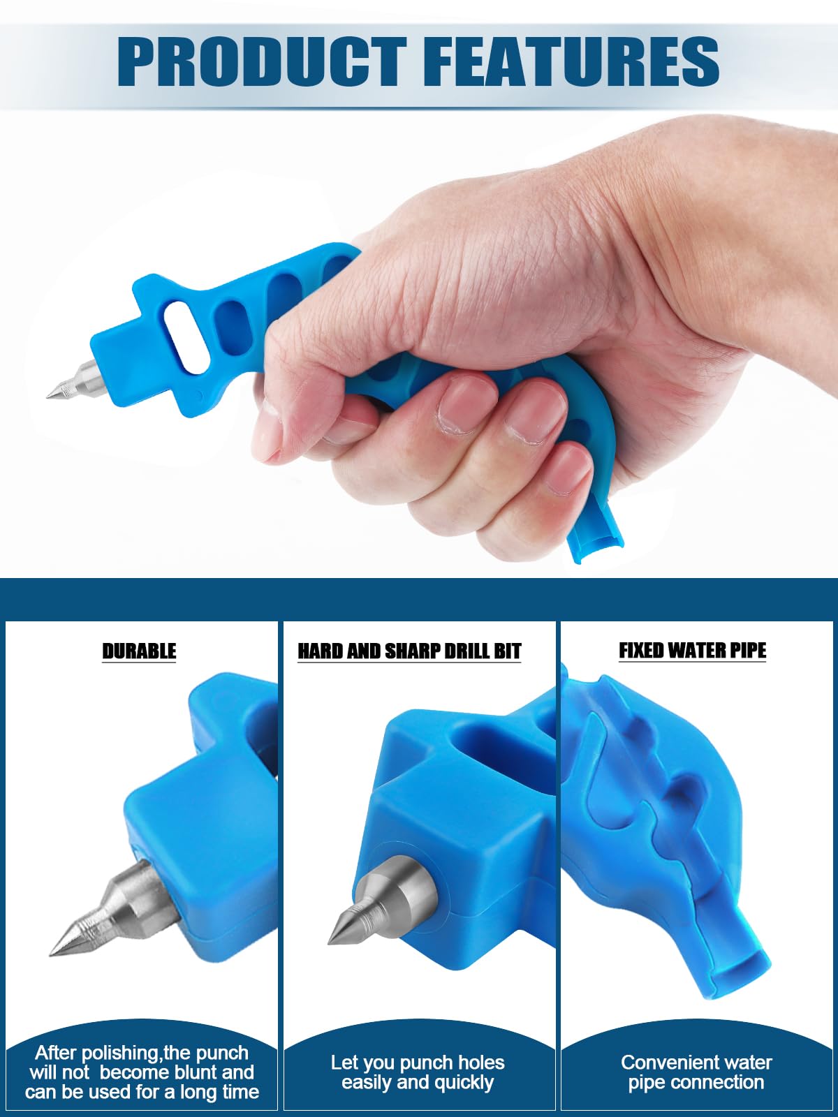 Snapklik.com : 2-in-One Drip Irrigation Tubing Hole Punch Fitting ...