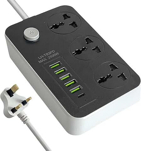 Amazon.ae: Extension Cords - Extension Cords / Electrical Power ...