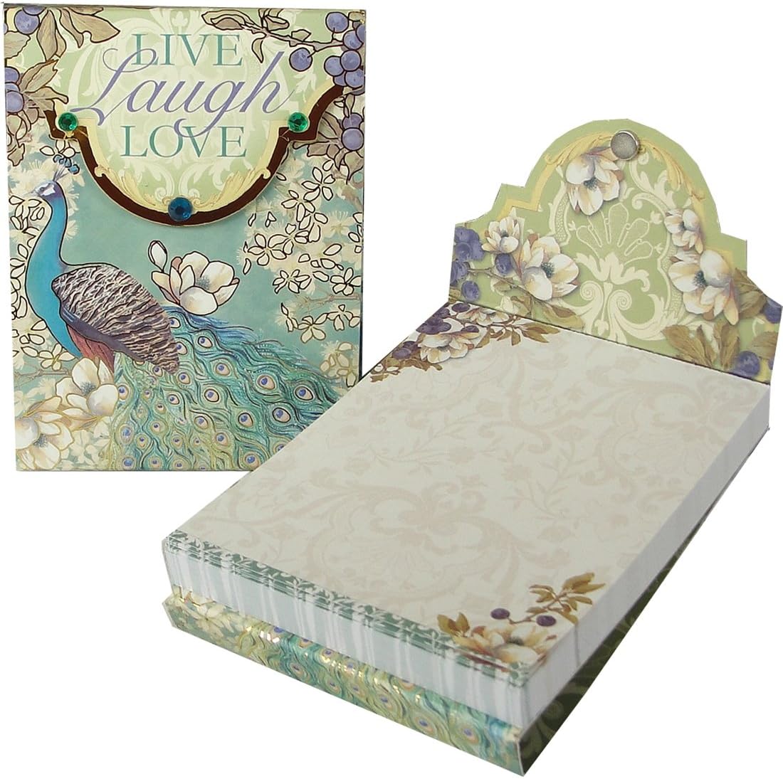 Amazon.com : Peacocks on the Green Punch Studio Pocket Notepad : Office ...