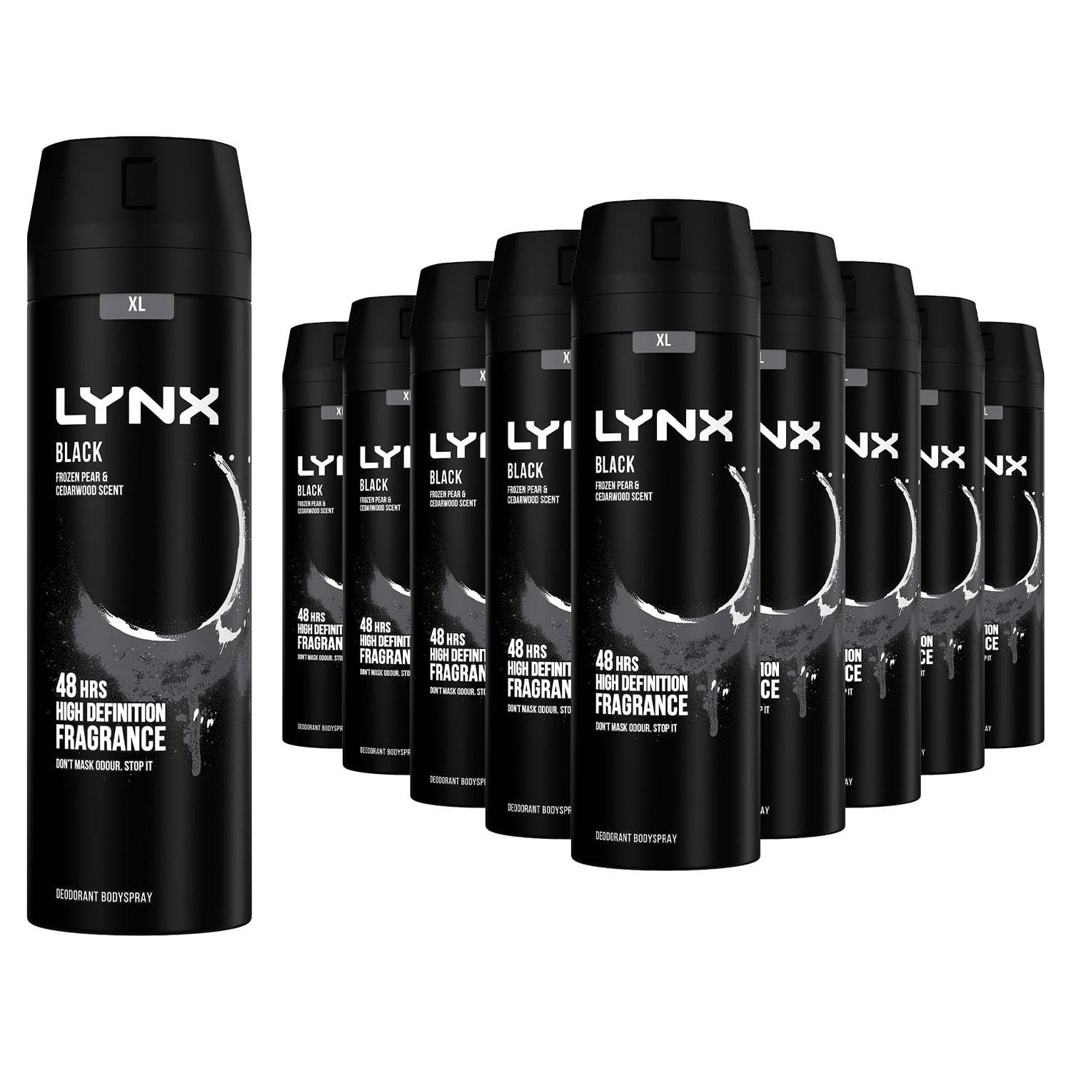 Lynx XL Black 48Hrs High Definition Frozen Pear & Cedarwood Scent ...